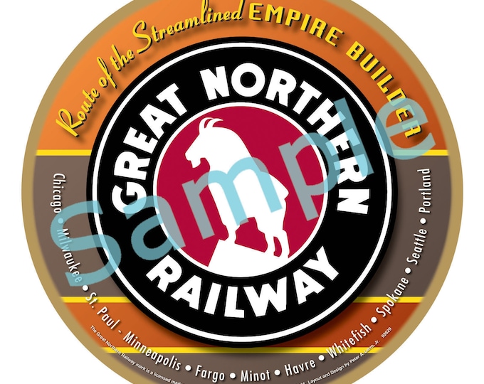 Great Northern Railroad Logo Wood Plaque / Sign - Etsy
