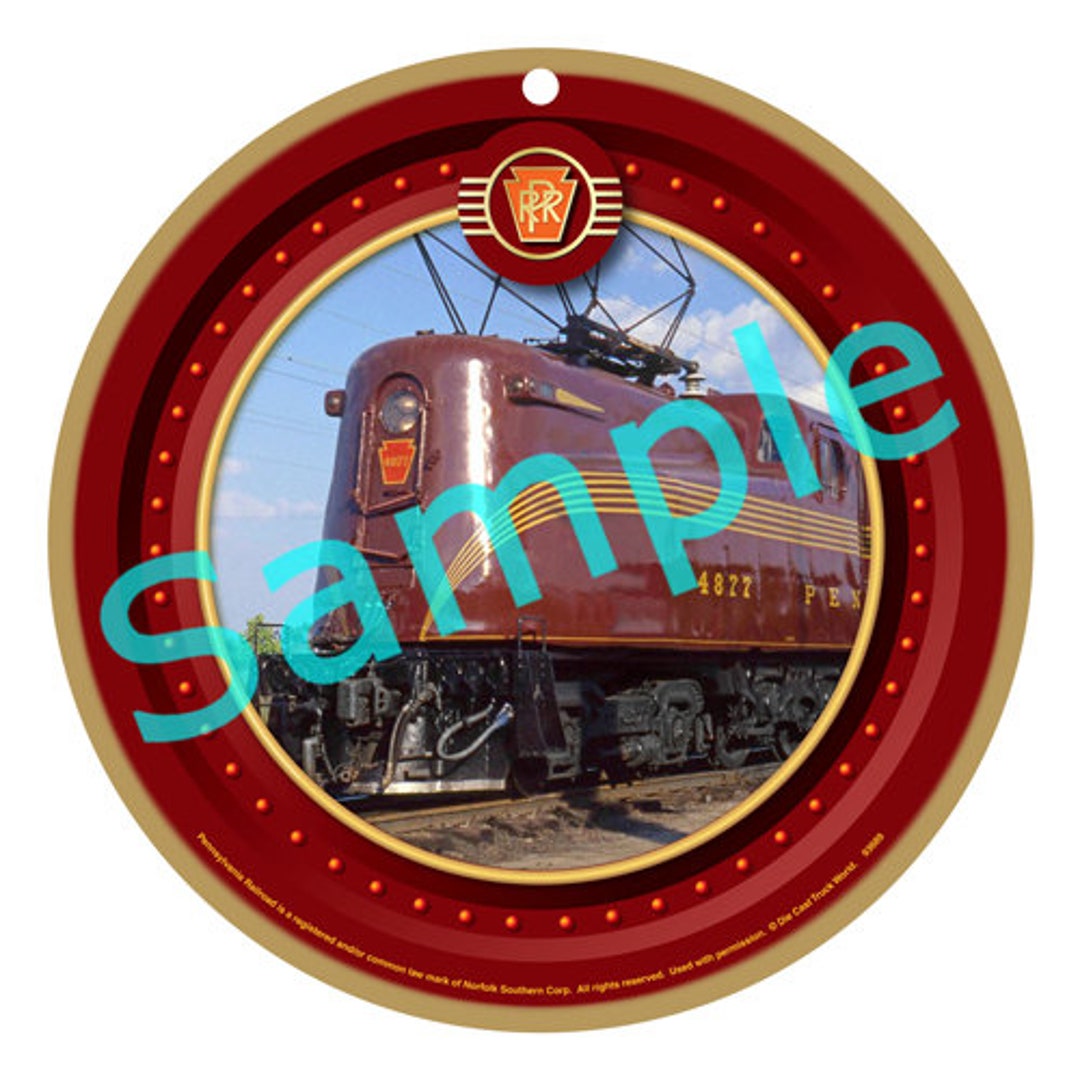 Pennsylvania Railroad GG1 Train Red / Logo Wood Plaque / Sign - Etsy