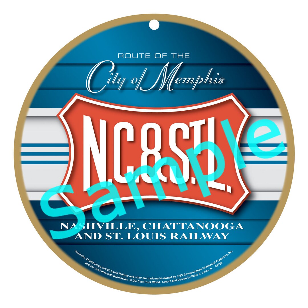 Nashville, Chattanooga, & St. Louis Railroad Logo Wood Plaque / Sign - Etsy