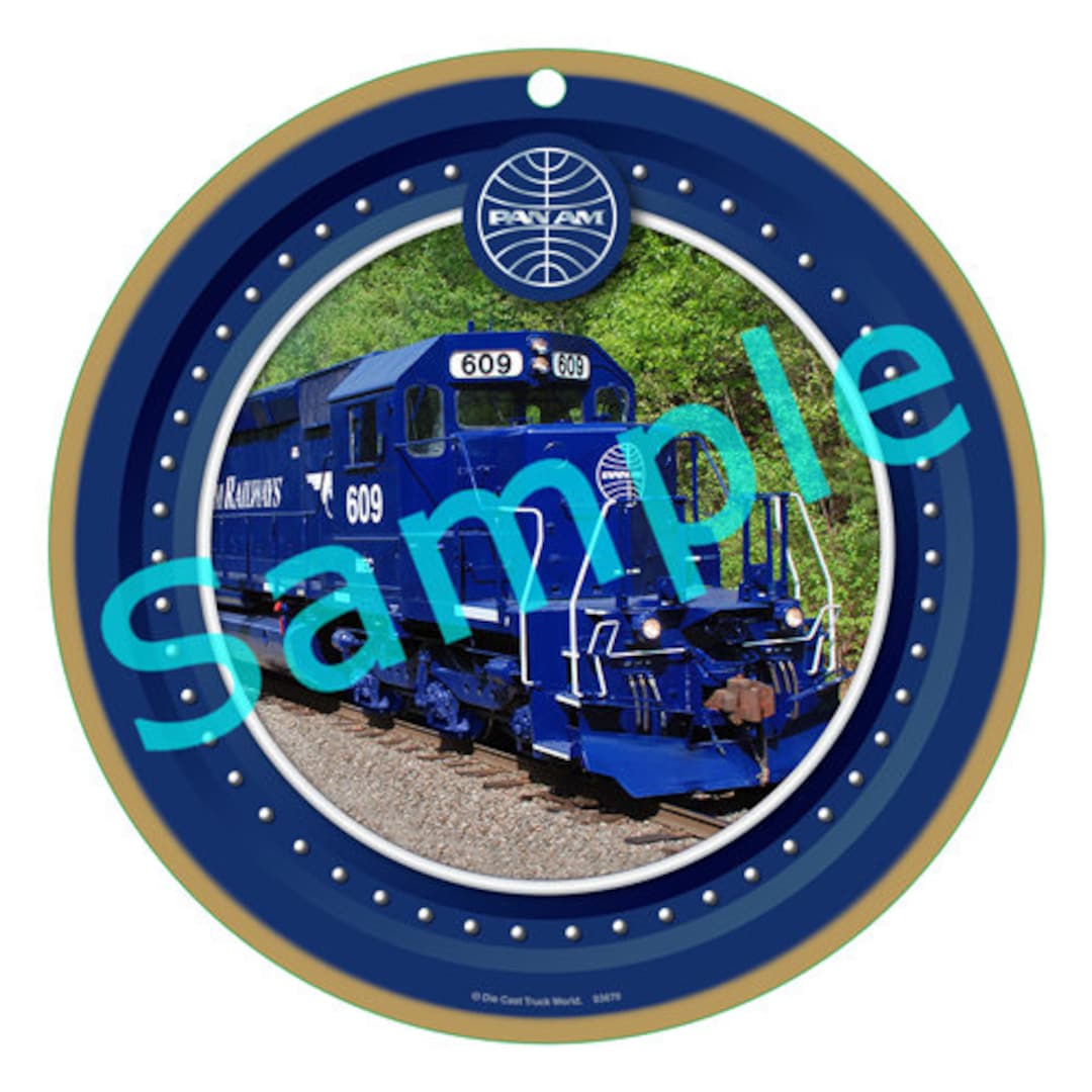 Pan Am Railway Train / Logo Wood Plaque / Sign - Etsy