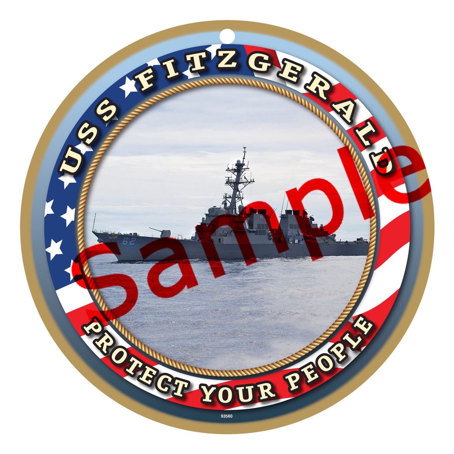 USS Fitzgerald US Navy Ship Wood Plaque / Sign | Etsy