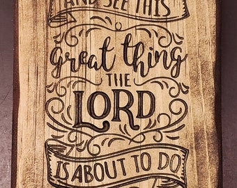 Bible verse plaque | Etsy