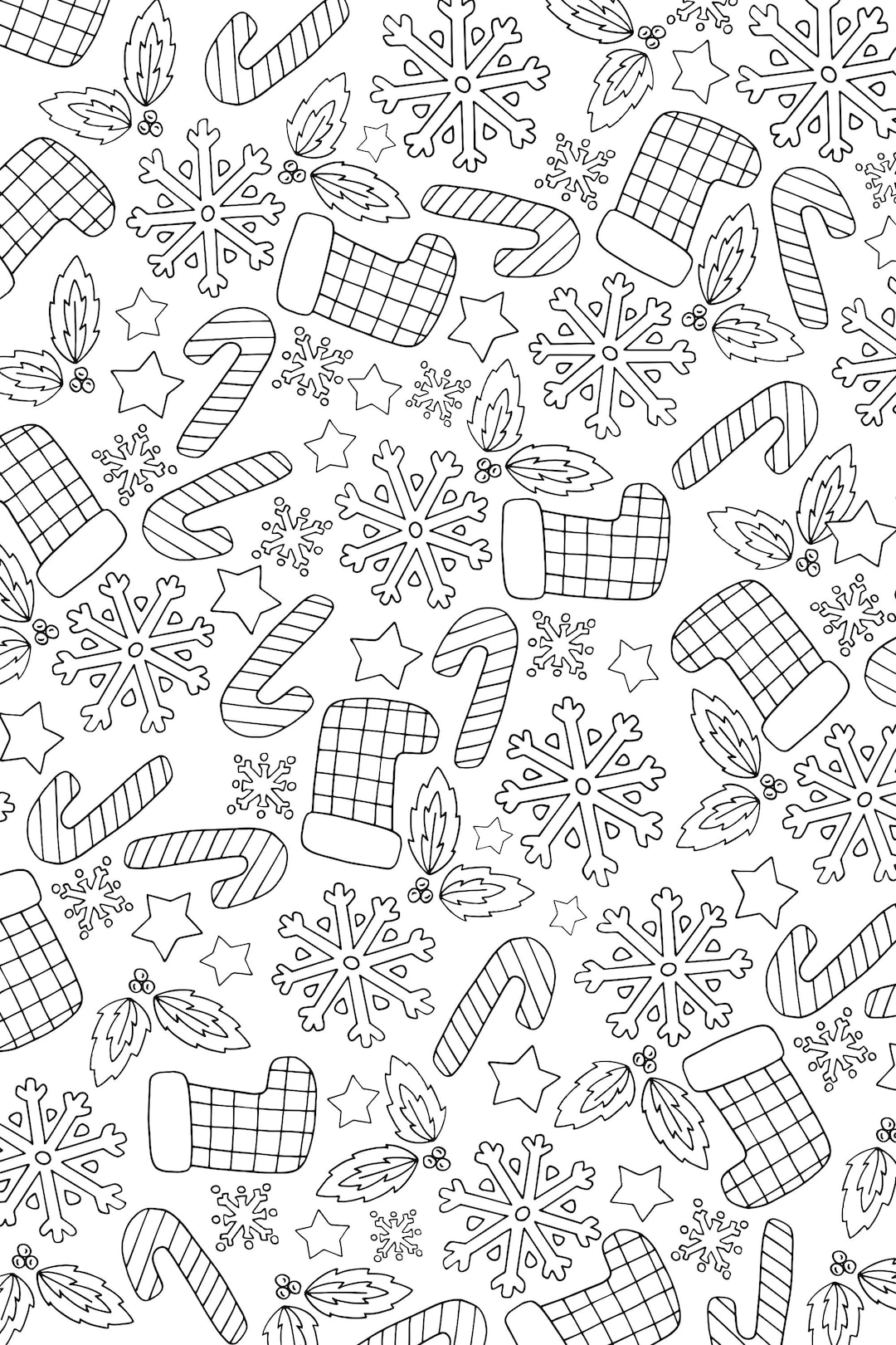 Color in Holiday Gift Wrap Sheet - Etsy