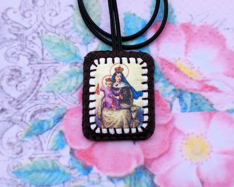 Brown Scapular of Our Lady of Mount Carmel – Handmade Catholic ...