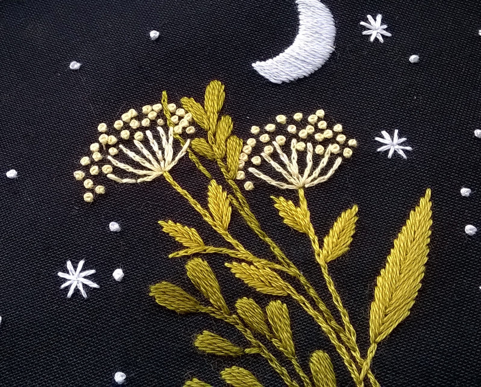 Hand Embroidery Pattern Pdf Cosmos and Wild Flowers Modern - Etsy