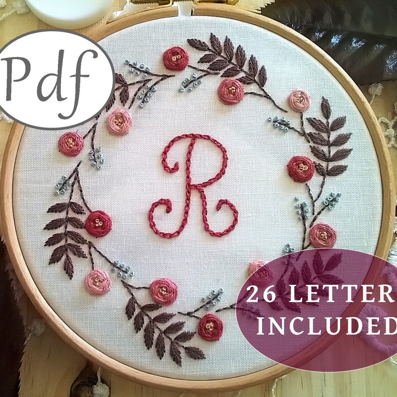 Hand Embroidery Letters - Etsy