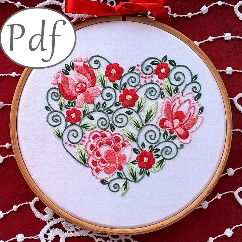 Embroidery Patterns Pdf - Etsy