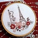 Hand Embroidery Pdf Pattern and Tutorial Eiffel Tower and - Etsy