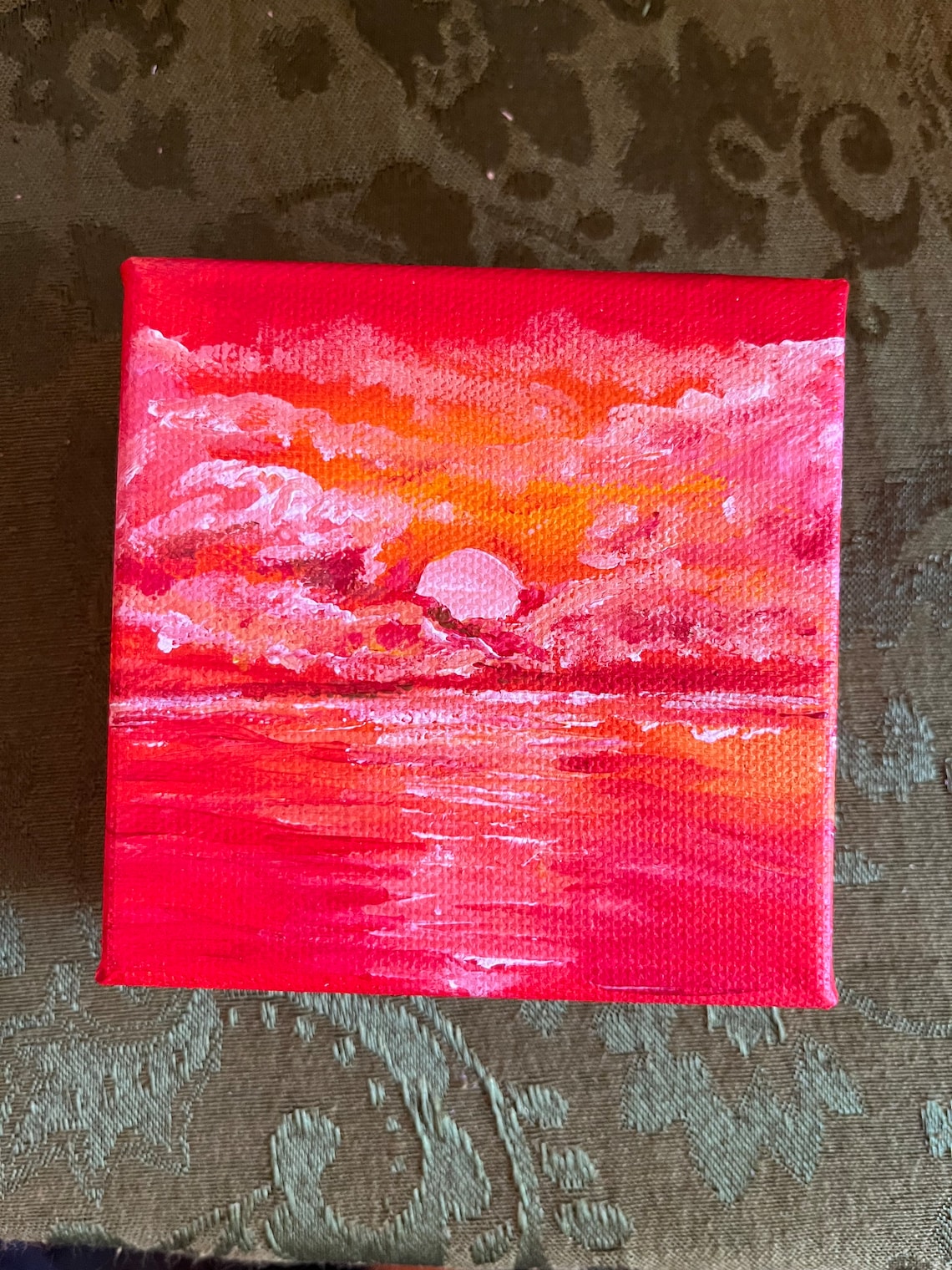 Mini Sunset Painting - Etsy