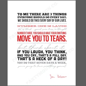 Jimmy V Inspirational Quote Print: Motivational Typography (digital ...