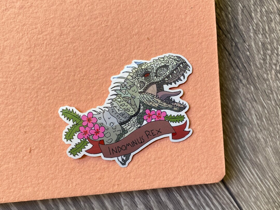 Indominus Rex Vinyl Sticker Jurassic World - Etsy