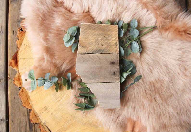 Alberta Wood Sign | Province Outline | AB Decor | Canadian Art ...