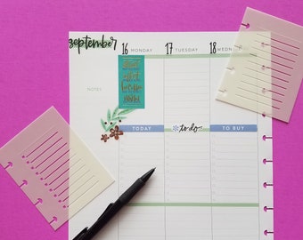 Happy Planner Checklist - Etsy