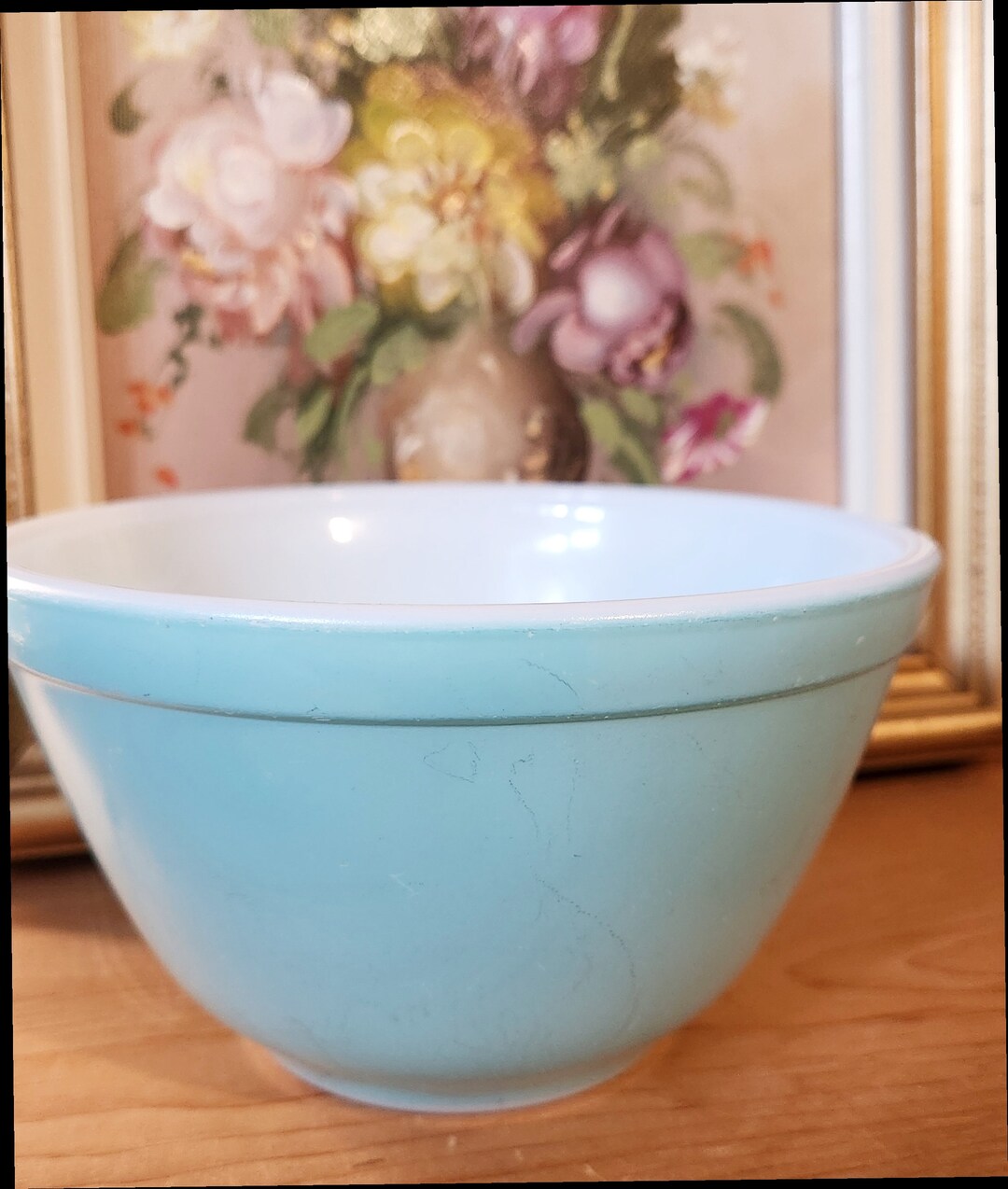 Vintage Pyrex Turquoise Mixing Bowl #401 - Etsy