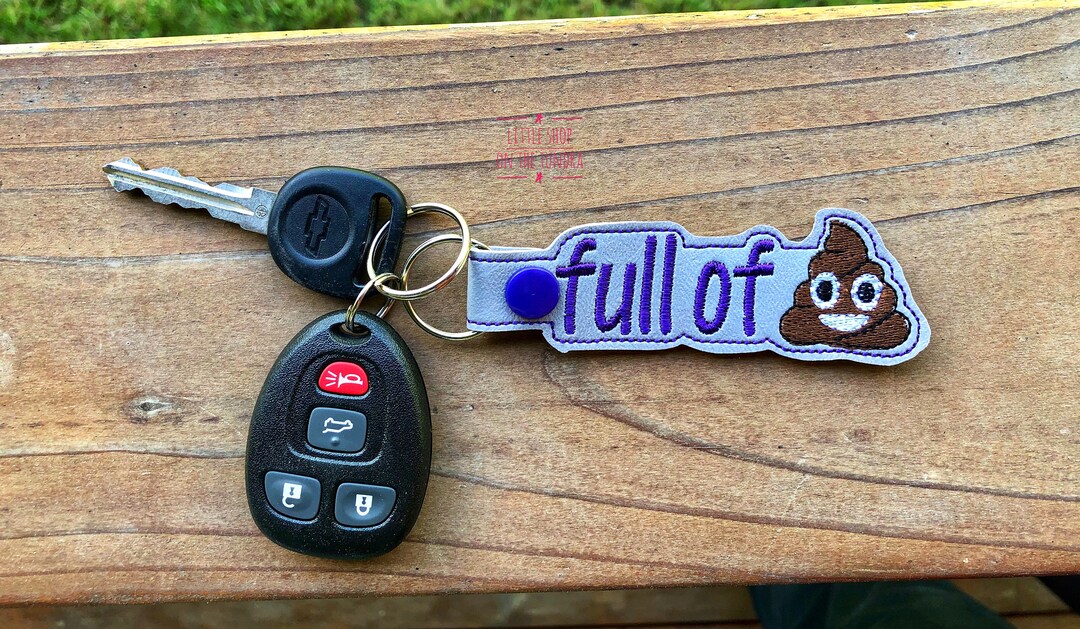 Full of Poo Key Fob - Etsy