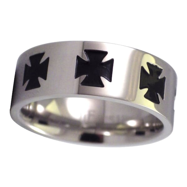 Maltese Cross Ring - Etsy