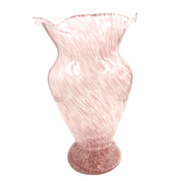 Pink Glass Vase - Etsy