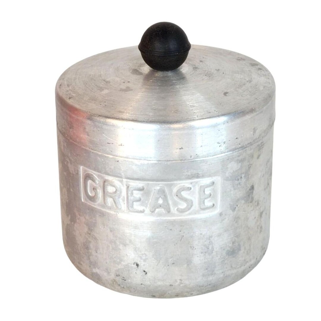Vintage Turner Specialty Aluminum Grease Canister Strainer Lid Black ...