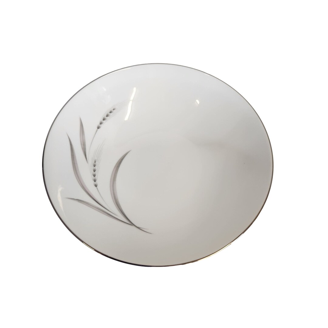 Mikasa Fine China Silver Wheat Pattern Serving Bowl 9 - Etsy