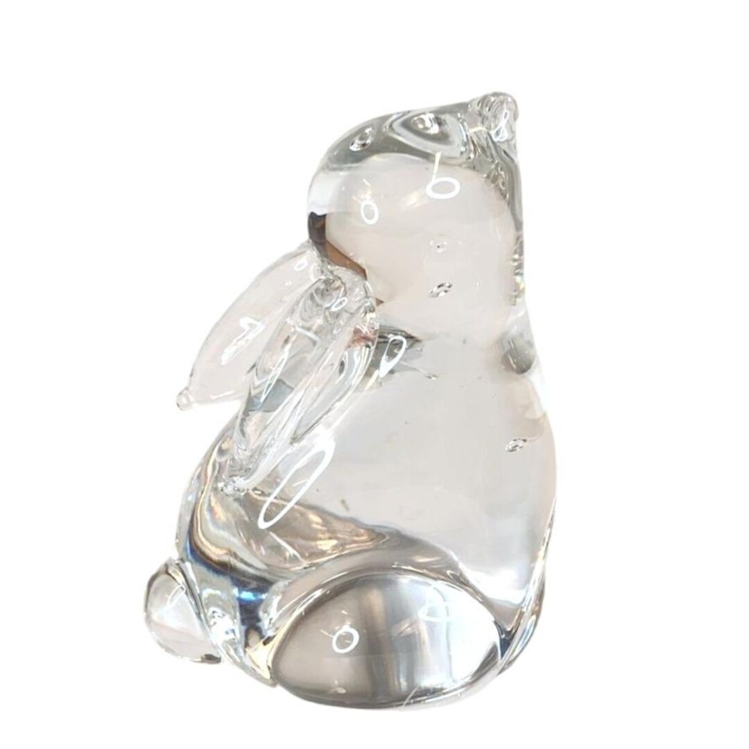 Baccarat Crystal Sitting Rabbit Figurine ,clear Glass Bunny Rabbit ...