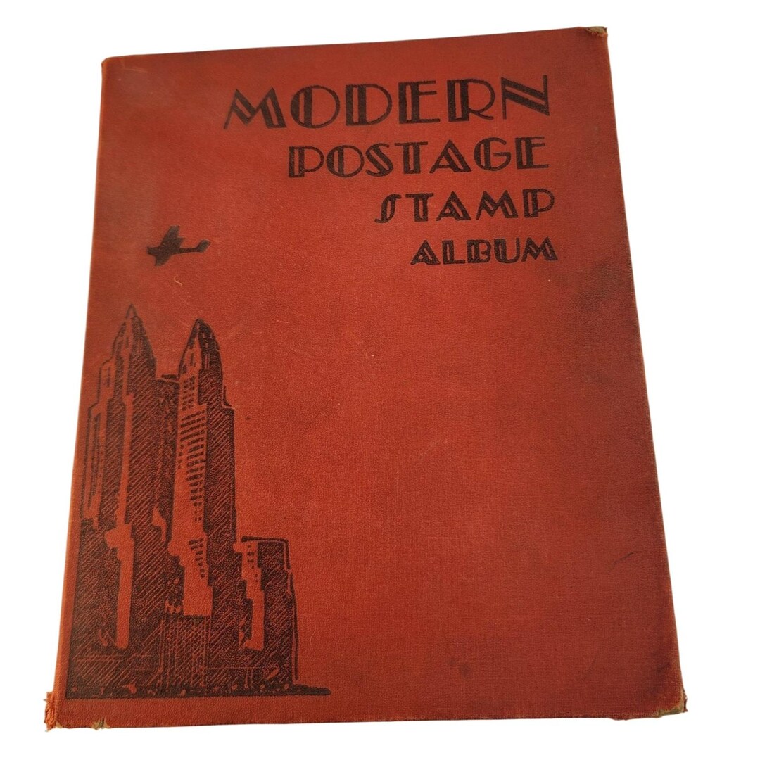 Vintage 1950 Modern Postage Stamp Album by Scott Publications With ...