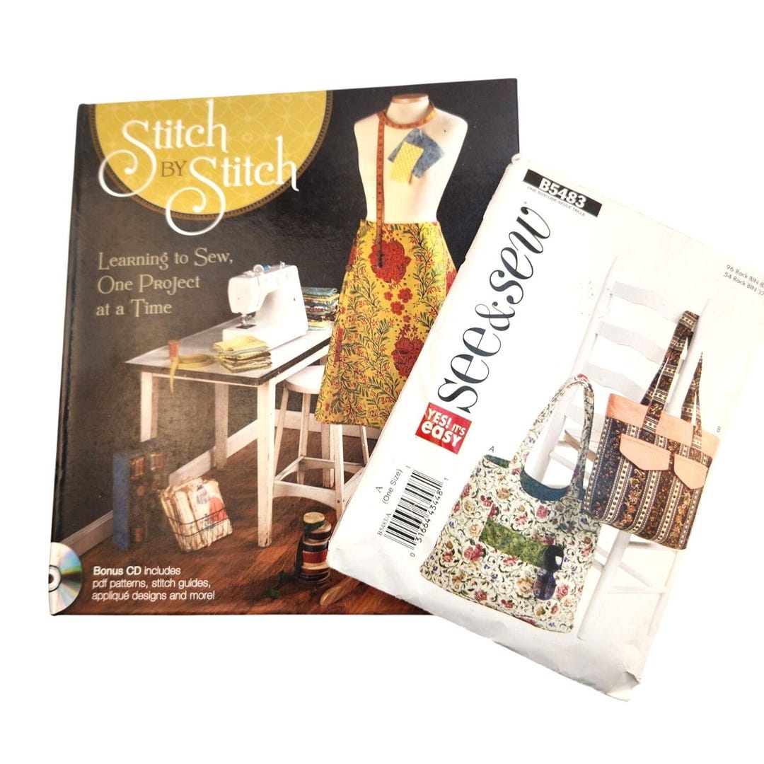See and Sew B5483 Sewing Pattern & Stitch by Stitch Book With CD by ...
