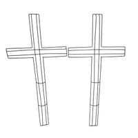 Wire Cross - Etsy