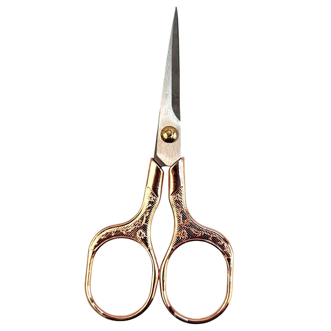 Rose Gold Embroidery Scissors, Stainless Steel Sewing Snips, Quilting ...