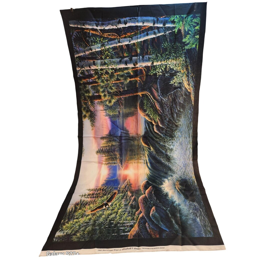 Elisabeths Studio Black 19001 James Meger Birch Fabric Panel 24x44 ...