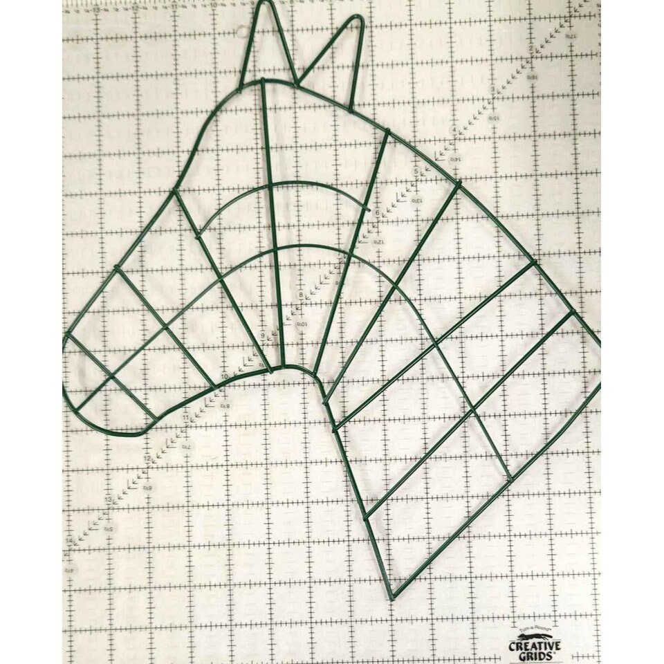 WIRE HORSE HEAD Christmas Wreath Frame Heavy Duty Set of 2. - Etsy