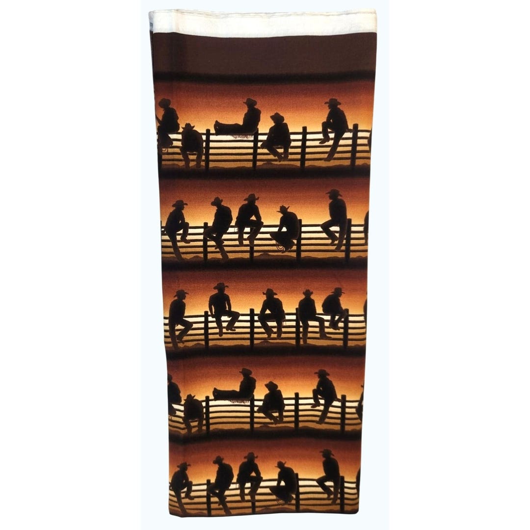 Midnight Cowboy Western Border Fabric by Kanvas Benartex 1.75 Yard X ...