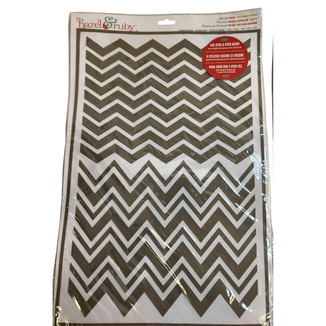 Chevron & Alphabet Stencil Set - Hazle and Ruby - DIY Crafts - Etsy