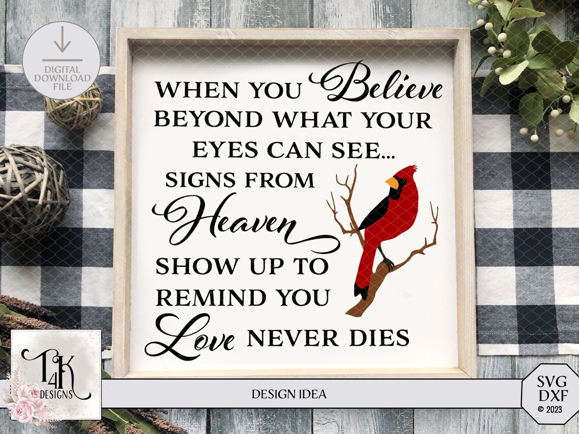 Signs From Heaven SVG Sent From Heaven Svg Memorial SVG - Etsy