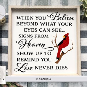 Signs From Heaven SVG Sent From Heaven Svg Memorial SVG Remembrance ...