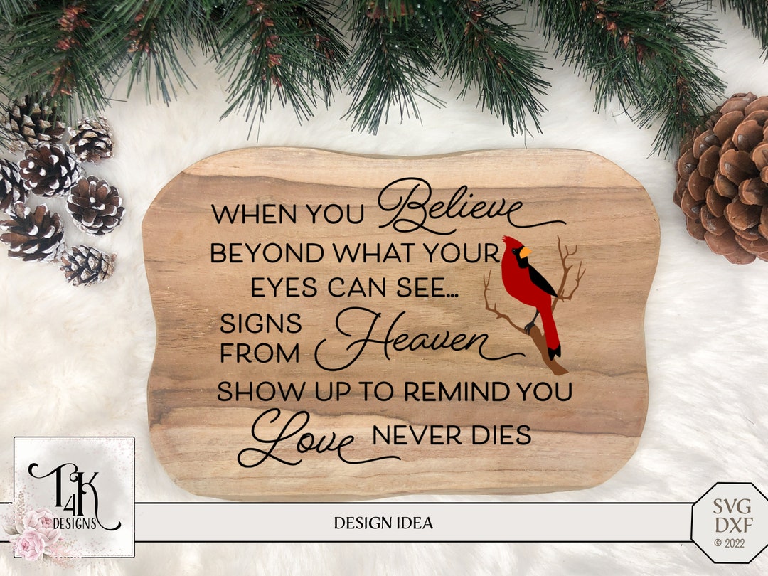 SVG Digital Design signs From Heaven With Cardinal Version 1. Digital ...