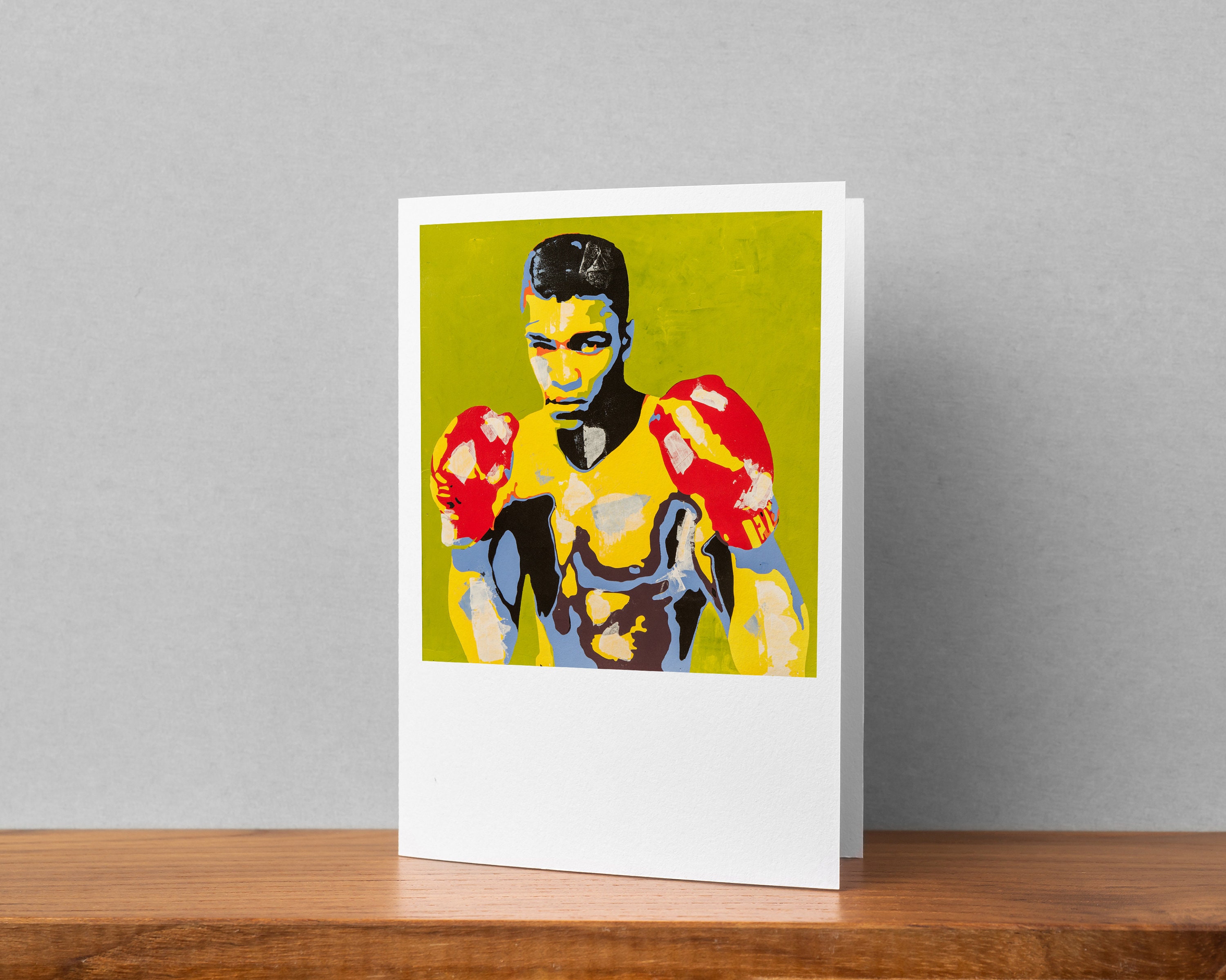 Muhammad Ali Contemporary Fine-Art Blank Greeting Card - Etsy España