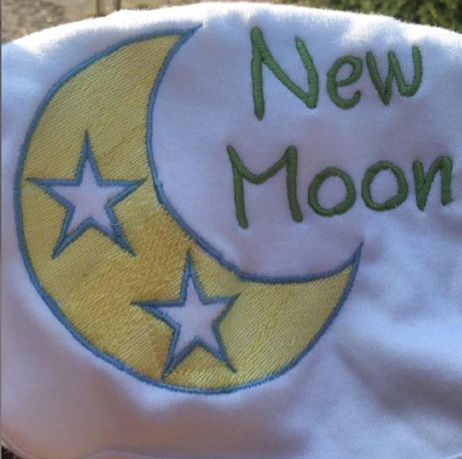 Moon Embroidery Design, Moon With Stars Embroidery Design,crescent ...