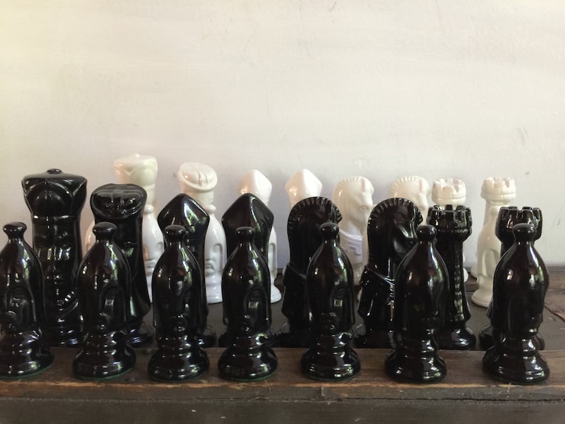 Vintage Duncan Chess Set - Etsy