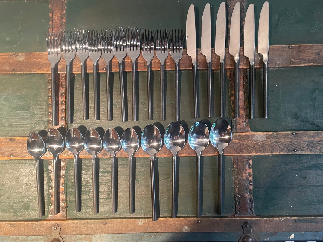 Vintage Hand Forged Flatware - Etsy