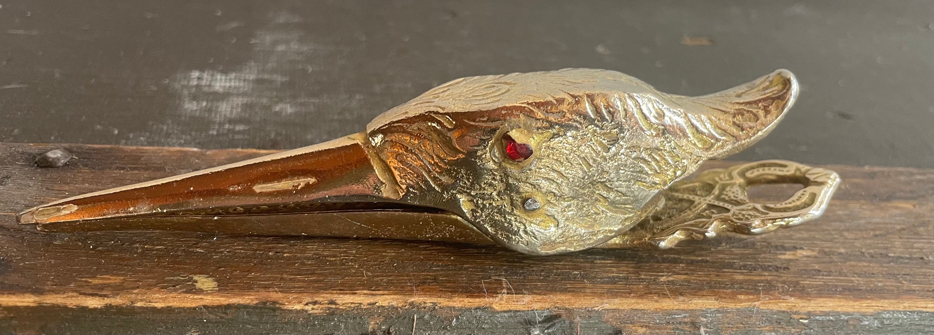 Antique Cast Metal Bird Paper Clip - Etsy