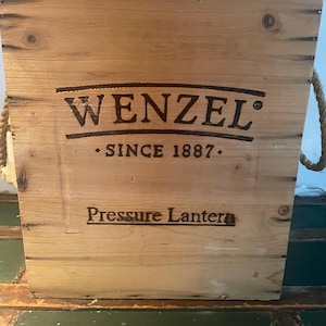 Vintage Wenzel 1887 Pressure Lantern - Etsy