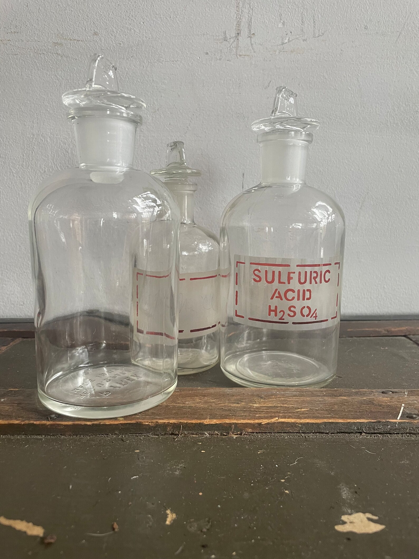 Antique Pyrex Reagent Bottles - Etsy