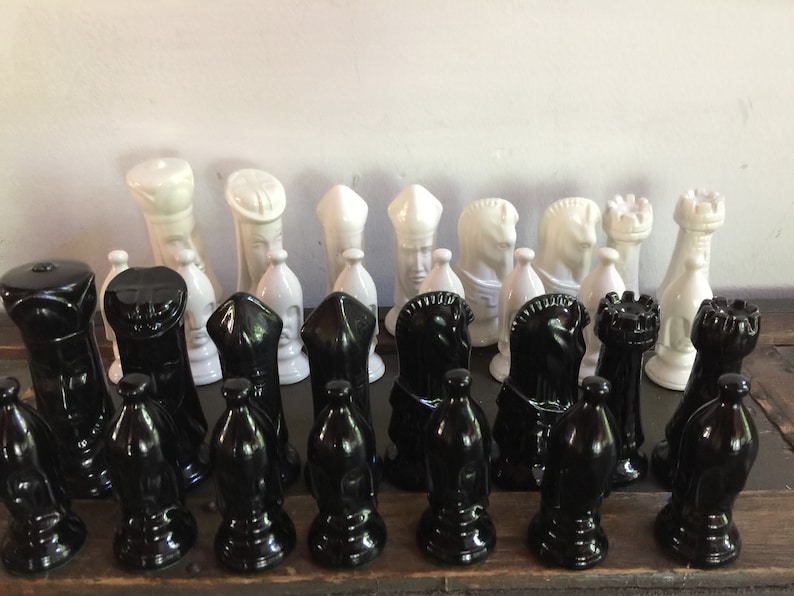 Vintage Duncan Chess Set - Etsy