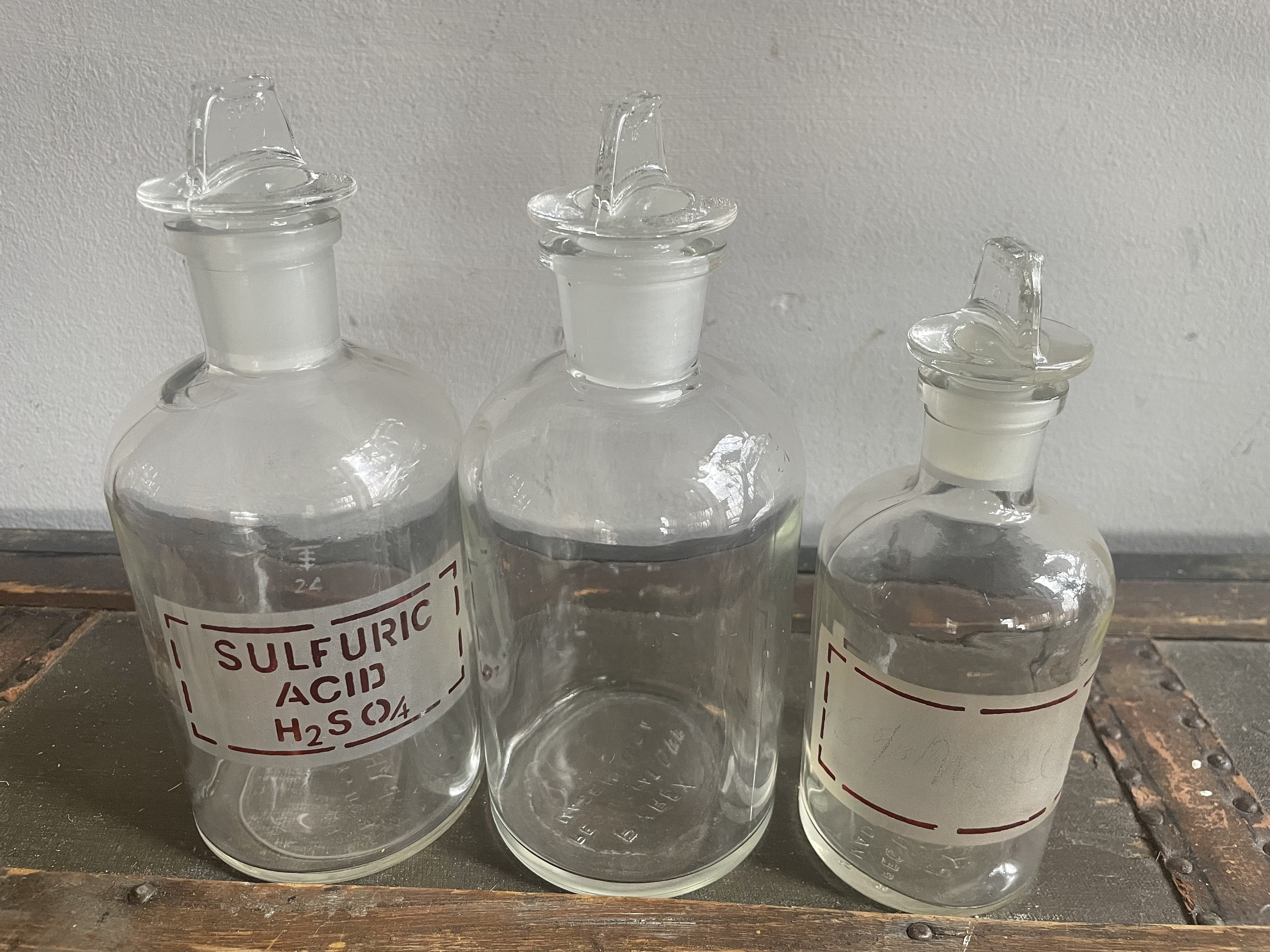 Antique Pyrex Reagent Bottles - Etsy