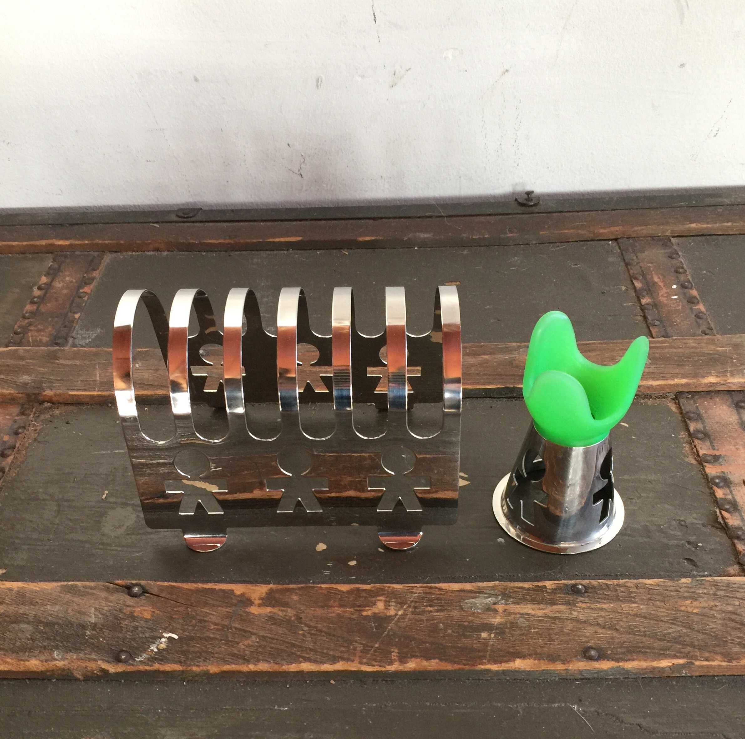 Vintage Alessi Toast Rack and Egg Cup - Etsy