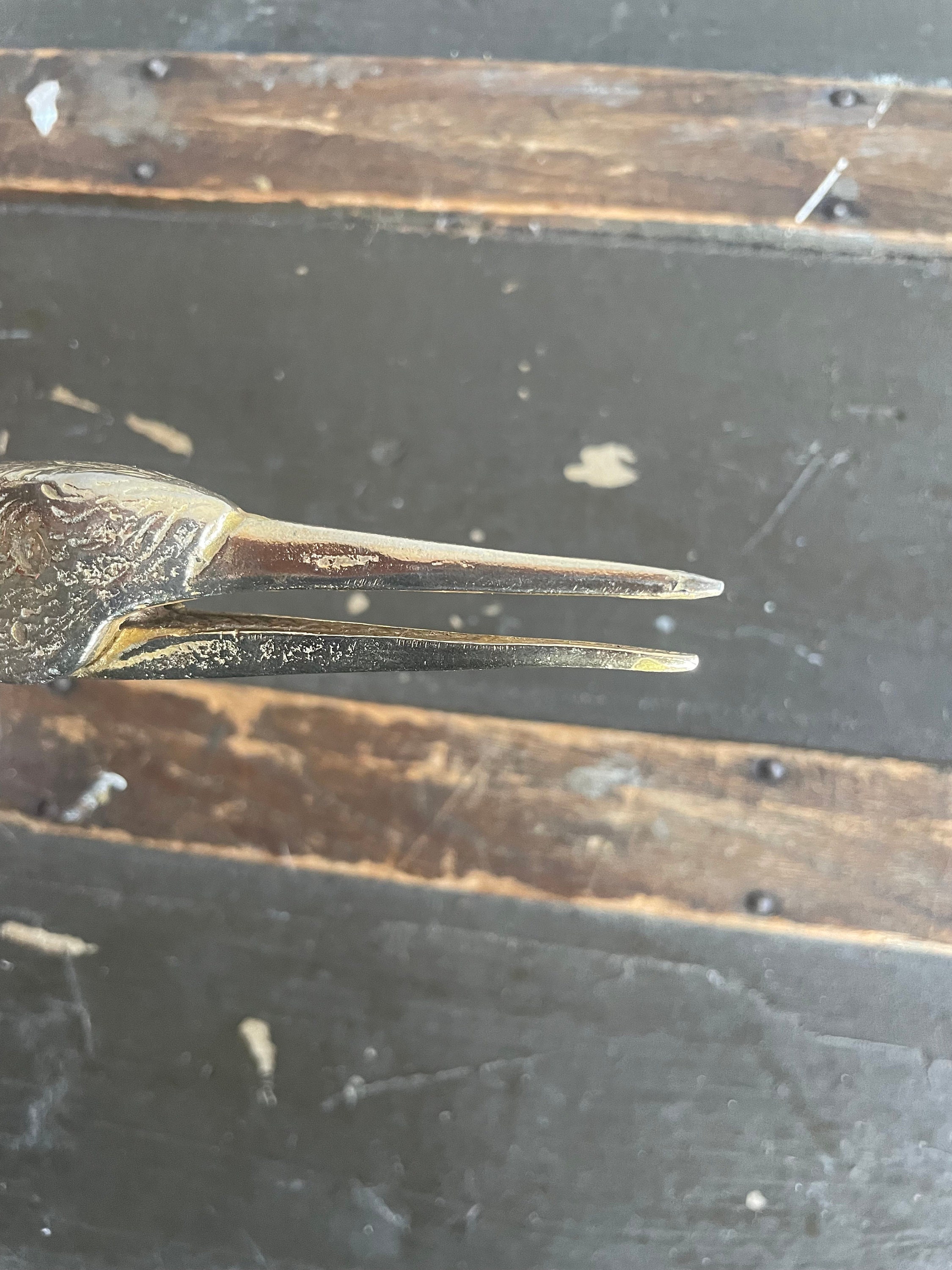 Antique Cast Metal Bird Paper Clip - Etsy