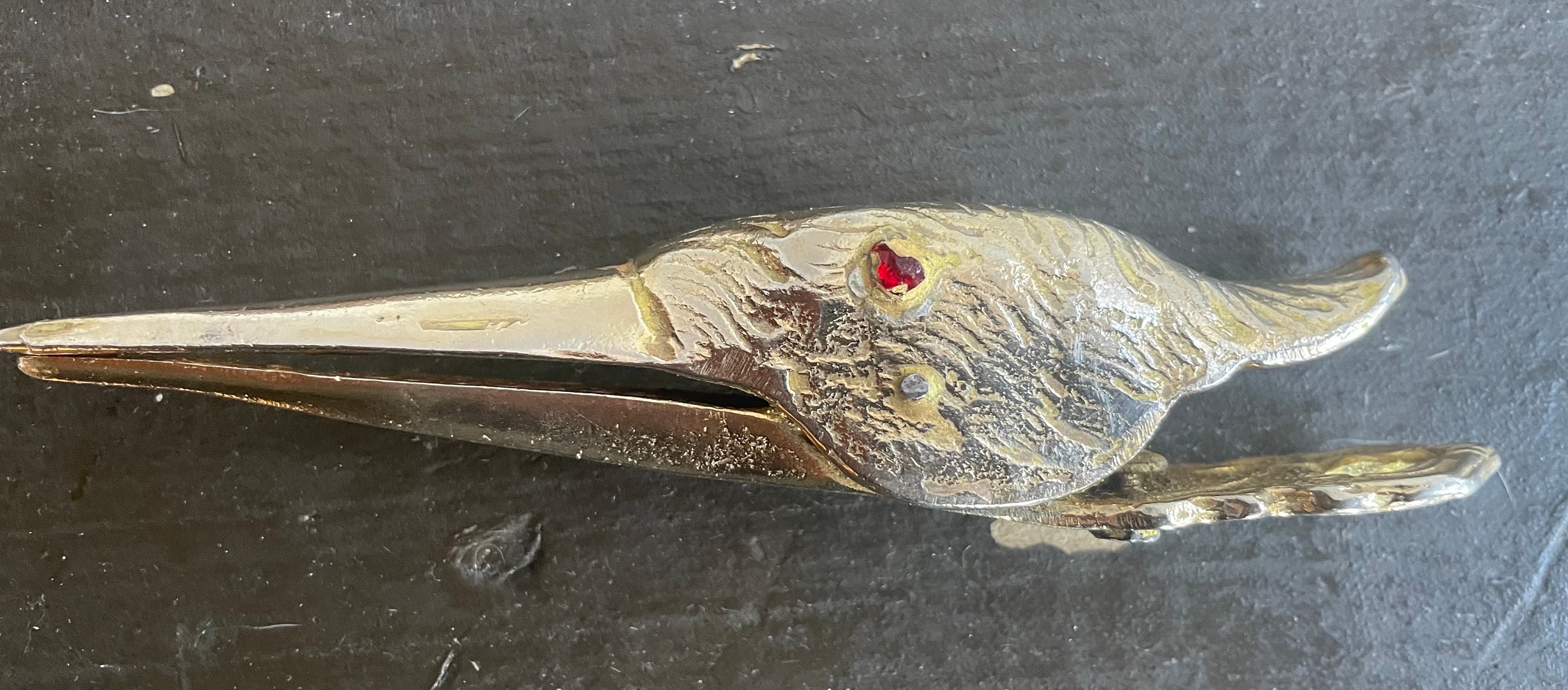 Antique Cast Metal Bird Paper Clip - Etsy