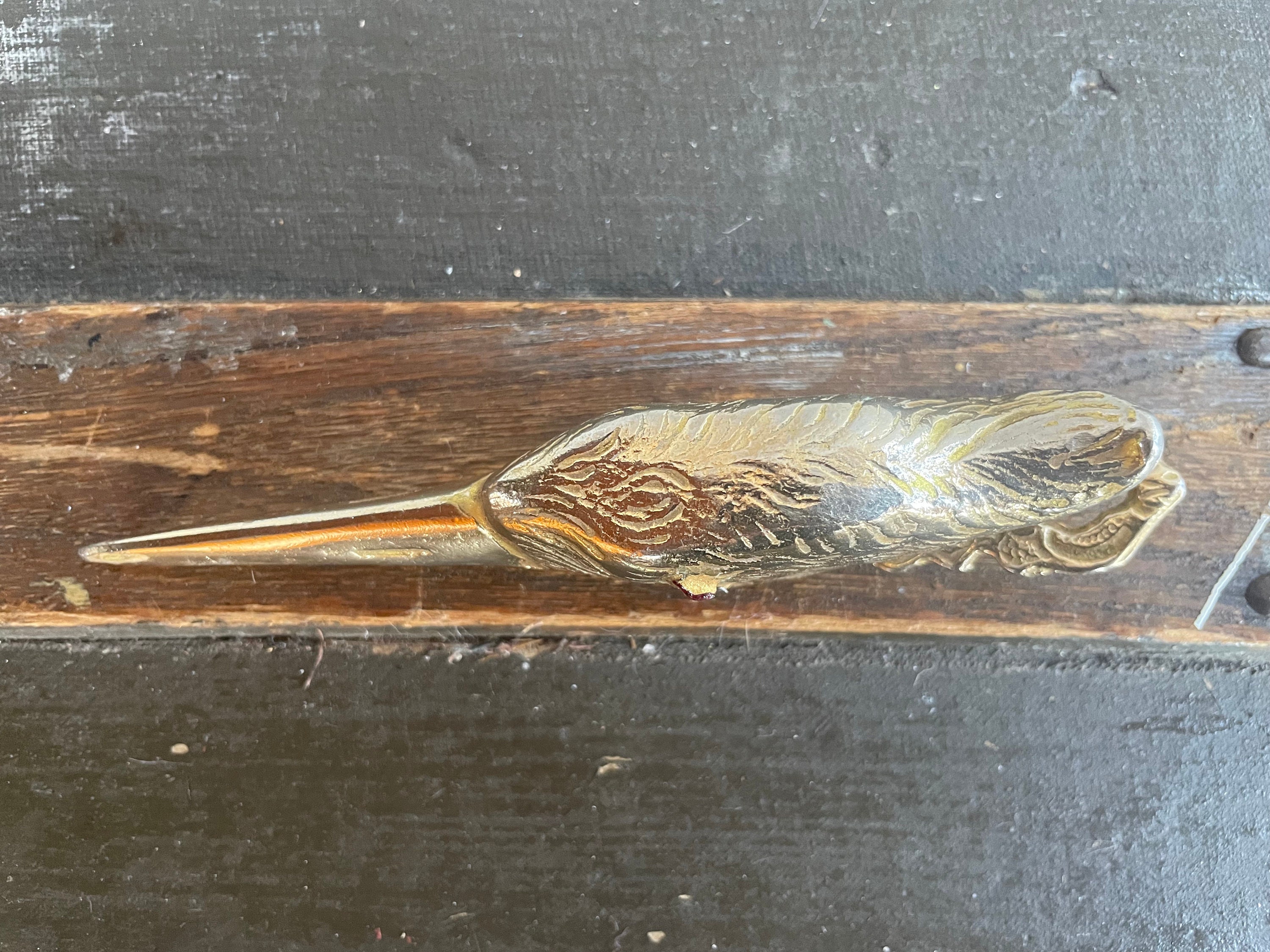 Antique Cast Metal Bird Paper Clip - Etsy