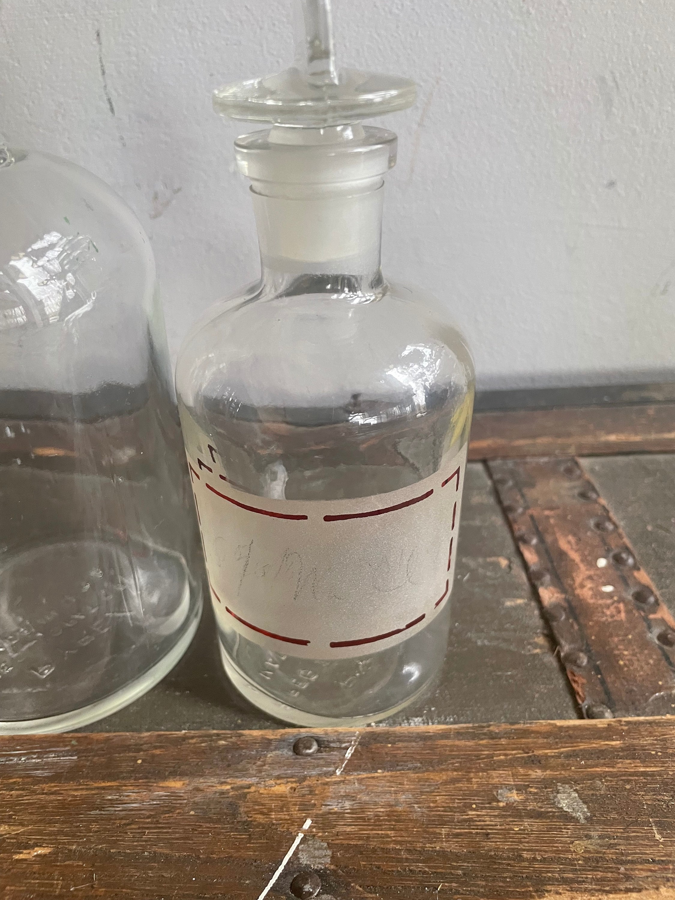 Antique Pyrex Reagent Bottles - Etsy