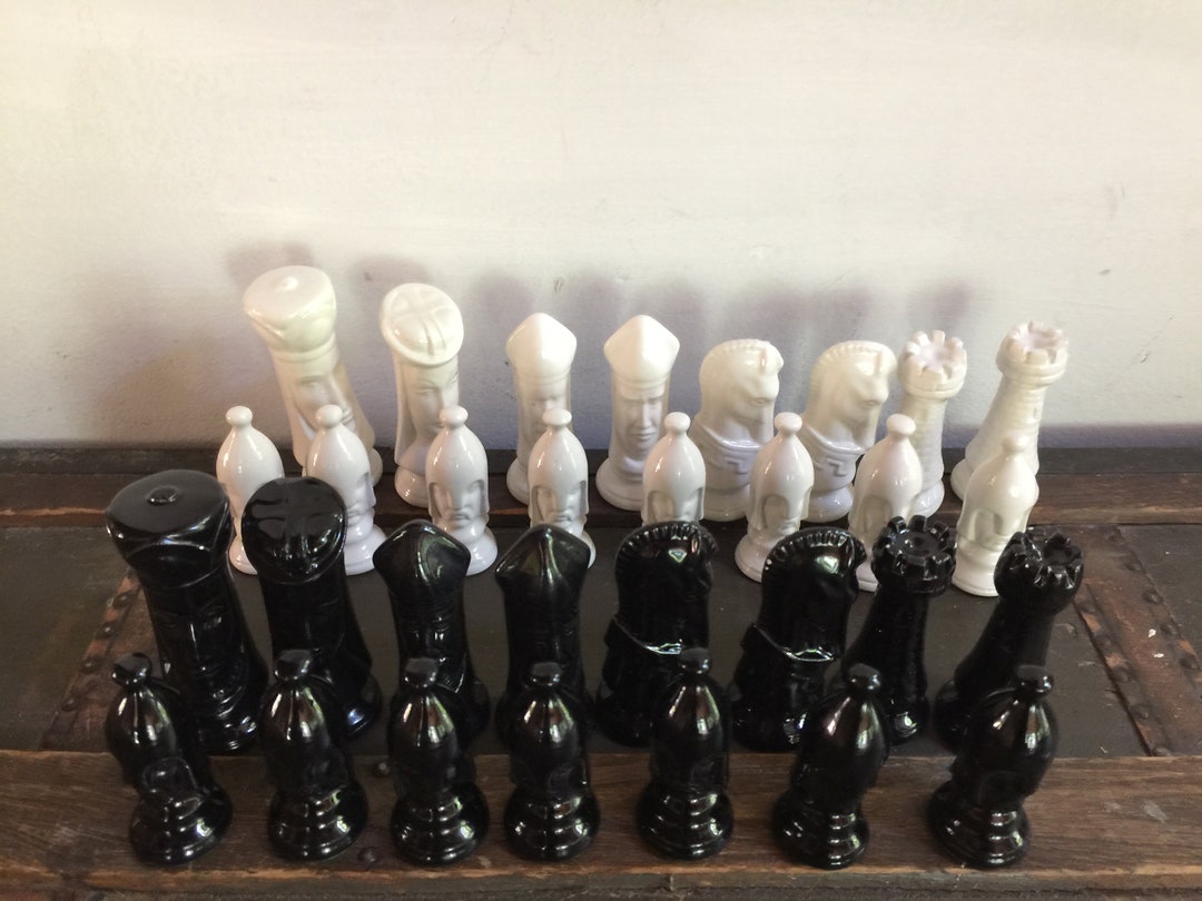 Vintage Duncan Chess Set - Etsy